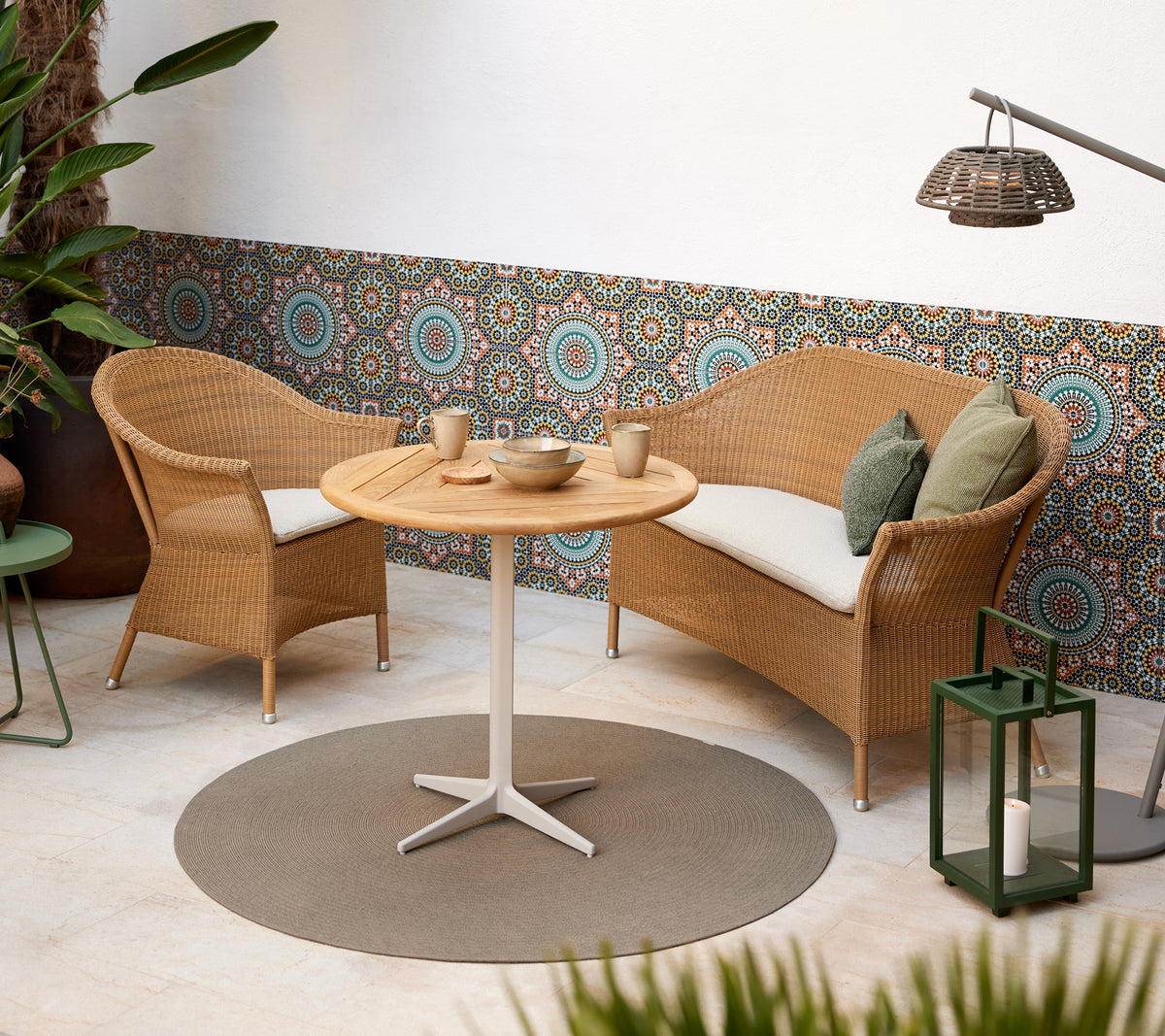 Cane-line Drop cafébord dia. 60 cm - Dansk designer havemøbler – Cane-line.dk