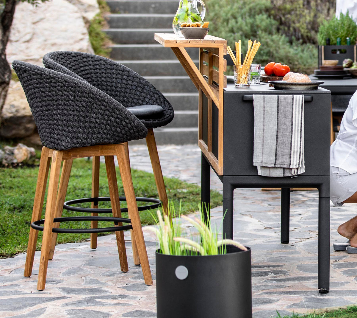 Cane-line Peacock barstol - Dansk designer havemøbler – Cane-line.dk