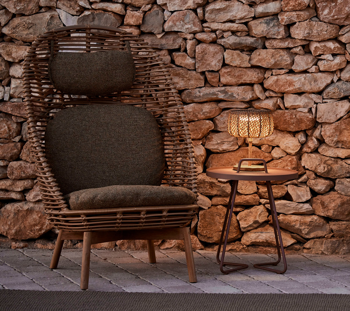 Cane-line Hive highback stol - Eksklusive havemøbler i dansk design ...